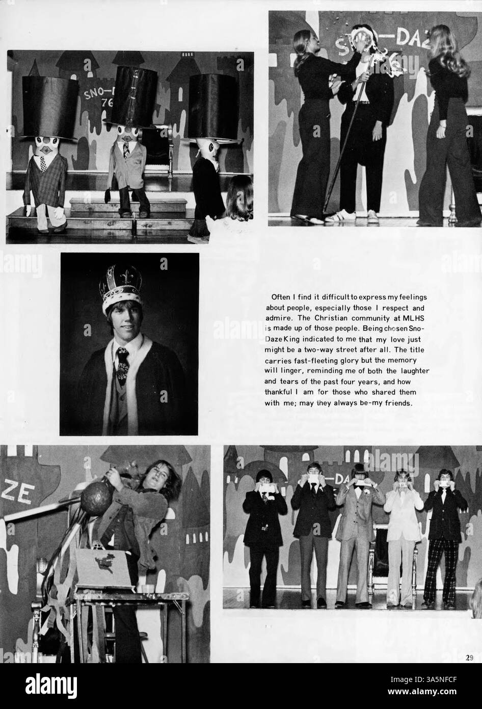 This yearbook from 1976 documents the key events, student activities ...