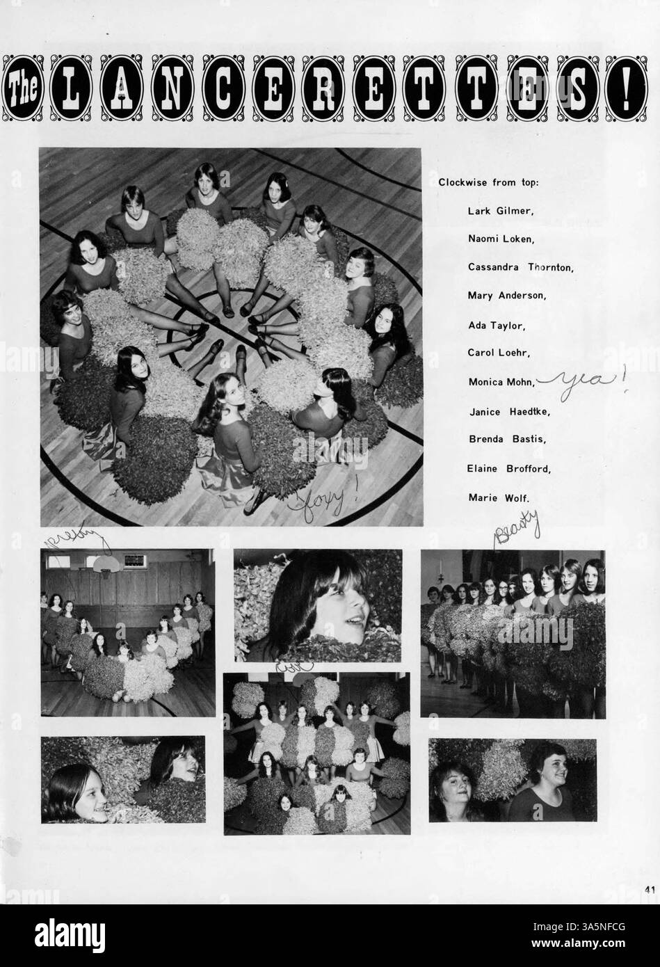 The 1976 minneapolis lutheran yearbook documents the activities hi-res ...