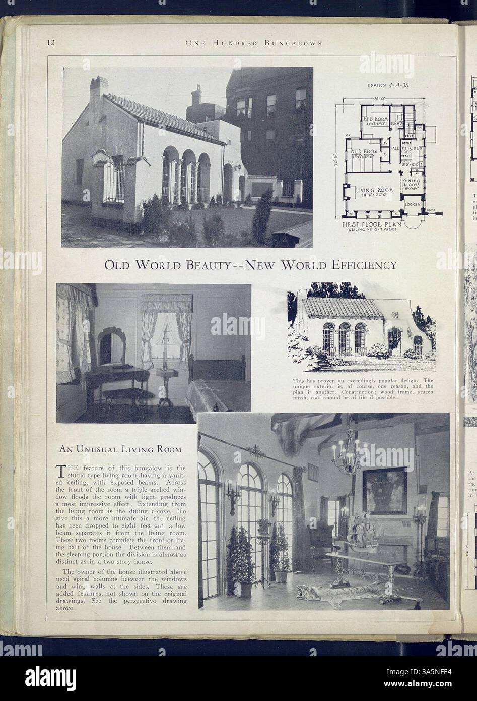 A comprehensive plan book containing 100 bungalow designs by the ...