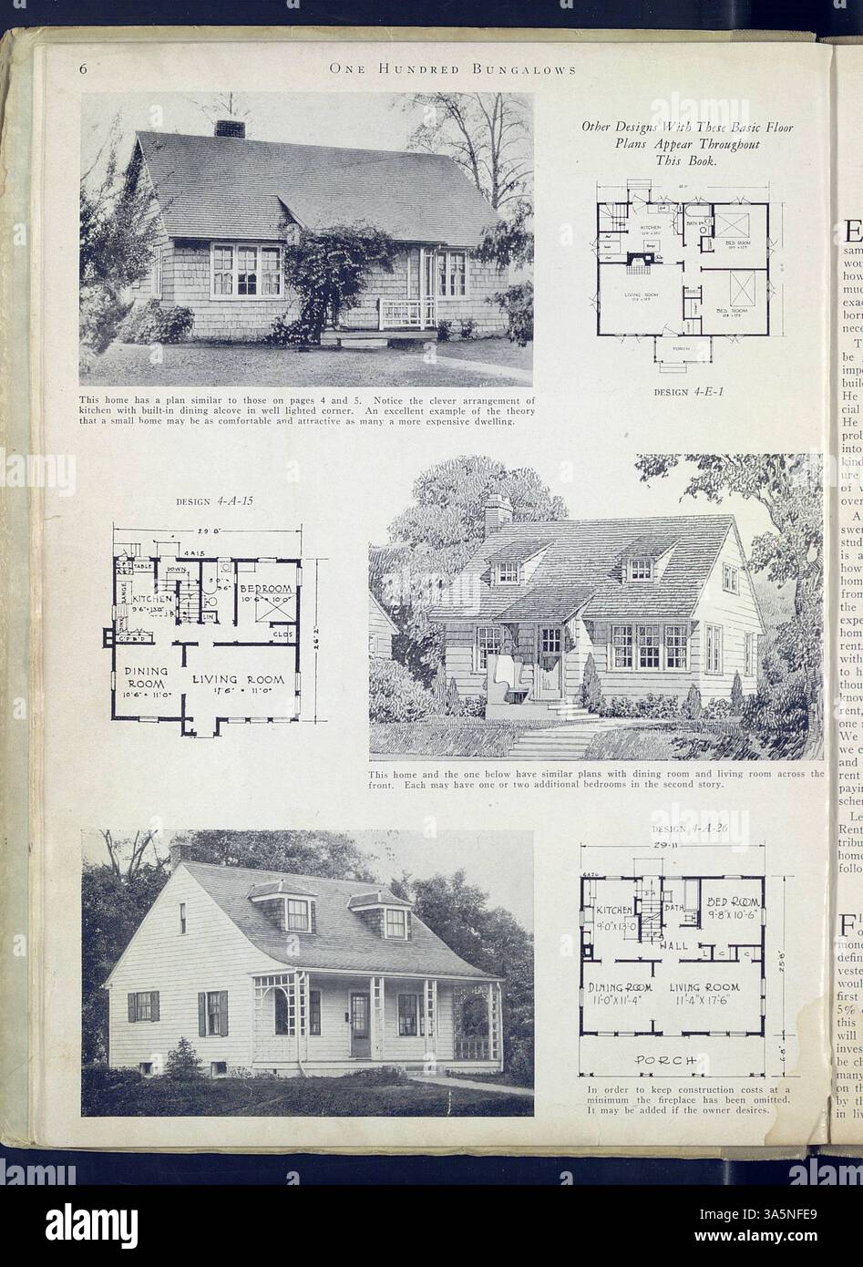 A book showcasing 100 bungalow designs by the Architects' Small House ...