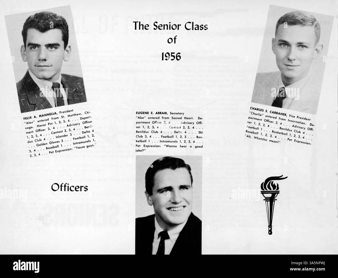 The 1956 De La Salle Yearbook documents the 1955-1956 academic year ...