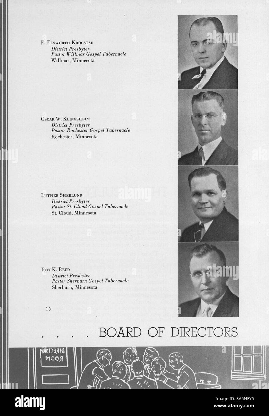 The 1937 yearbook from North Central Bible Institute documents the ...