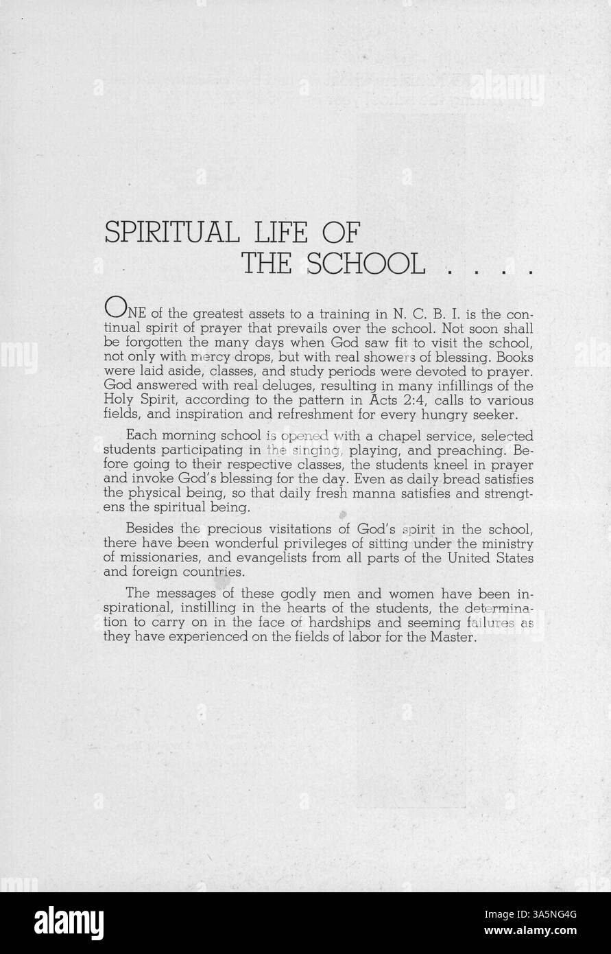 The 1937 yearbook from North Central Bible Institute provides a ...