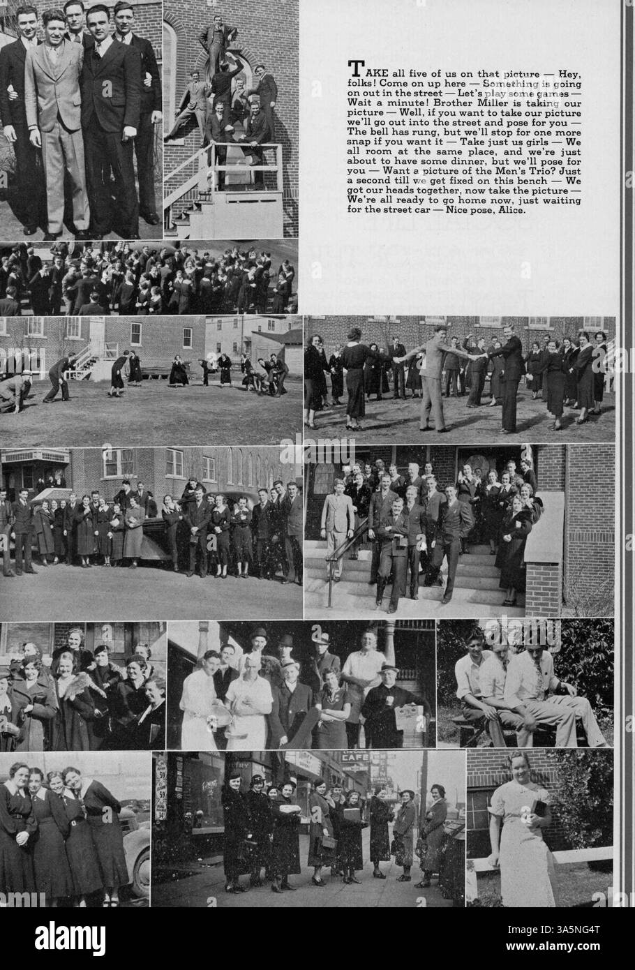 This yearbook from 1937 documents the students, faculty, and events ...