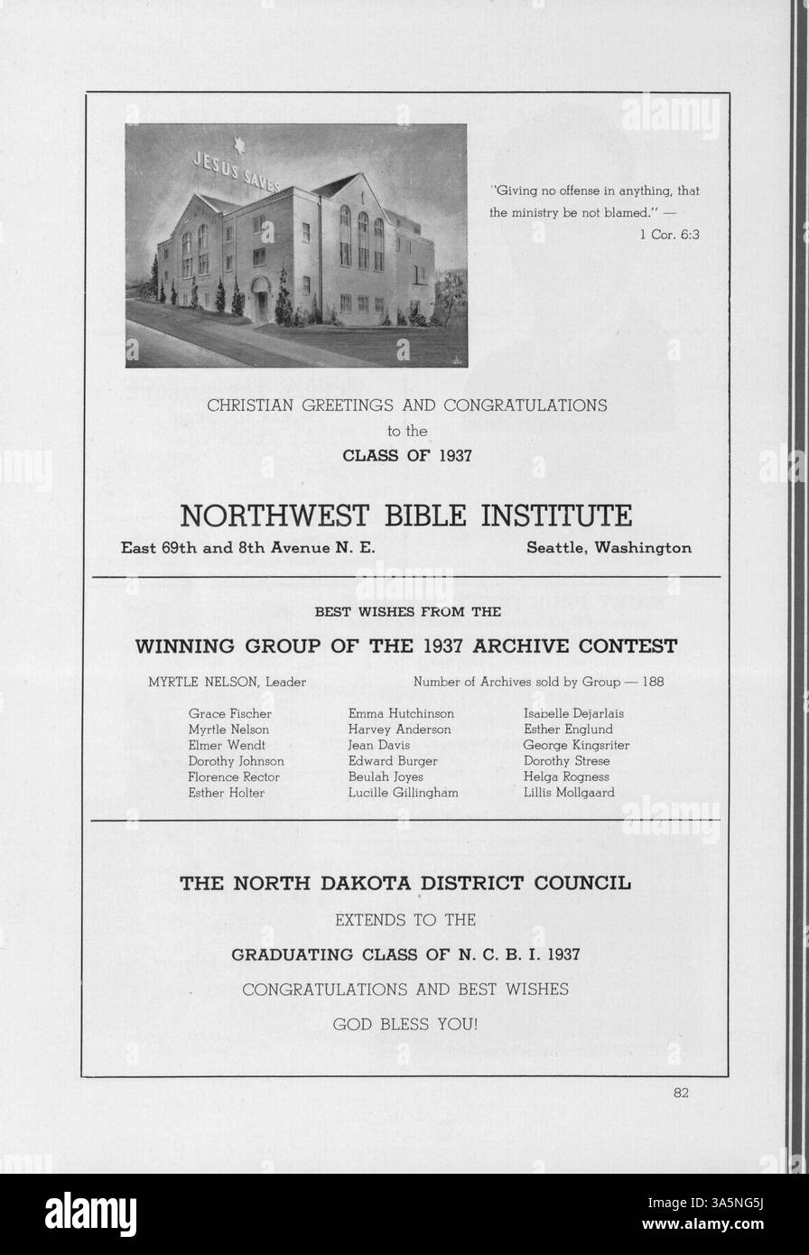 Significant events of the 1936 1937 academic year hi-res stock ...