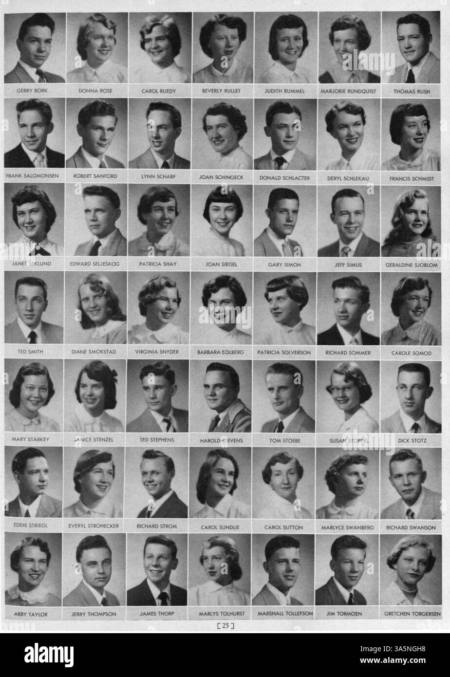 The 1952 'Wahian' Yearbook documents the Washburn High School ...