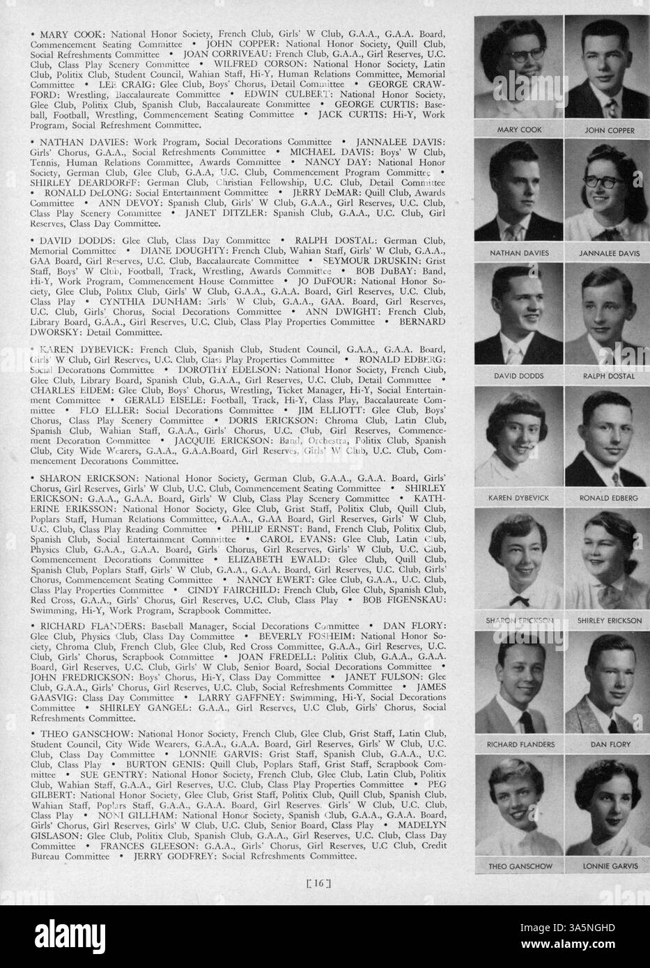 The 1952 Wahian Yearbook captures the Washburn High School community in ...