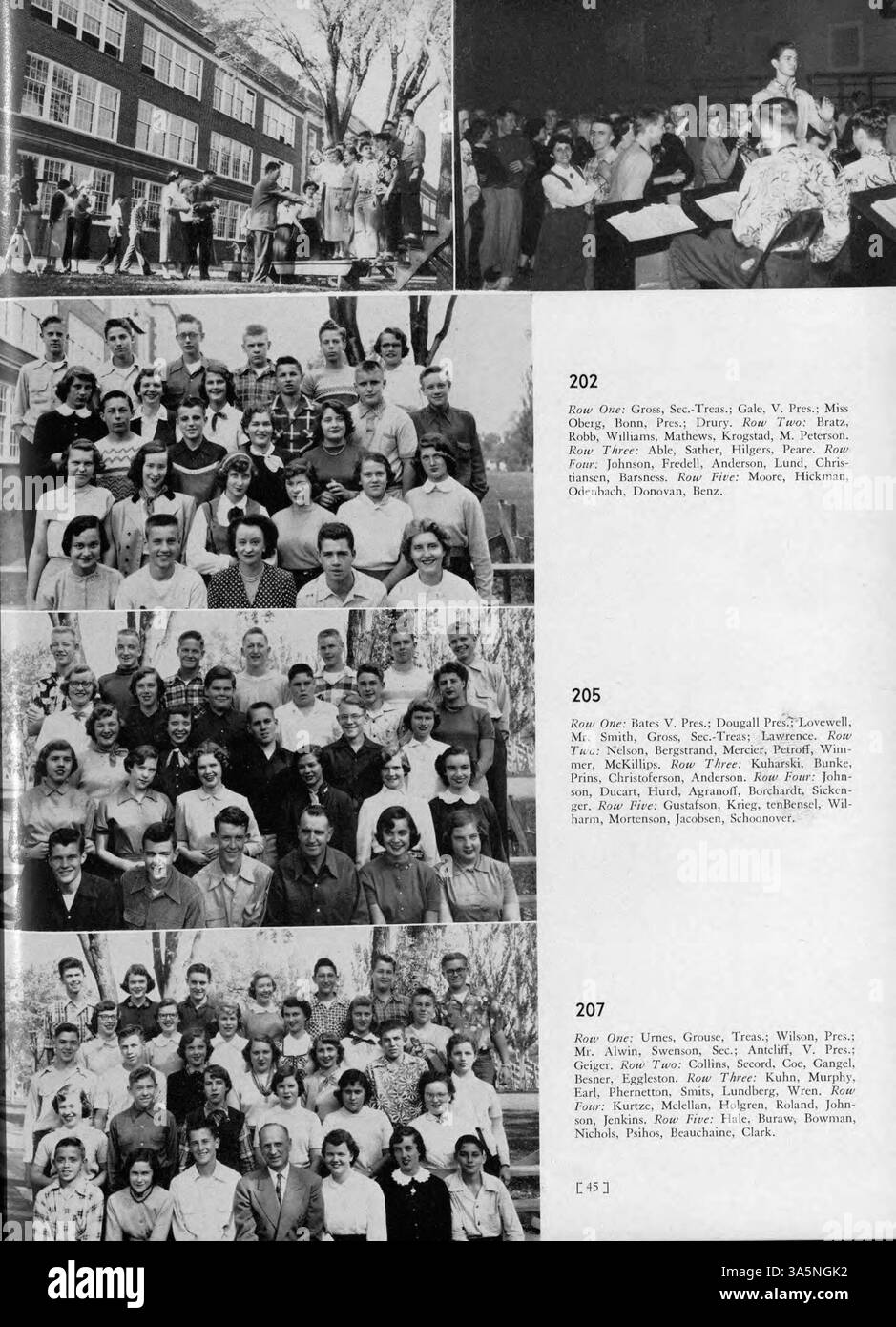 The 1952 'Wahian' Yearbook highlights student and teacher portraits ...