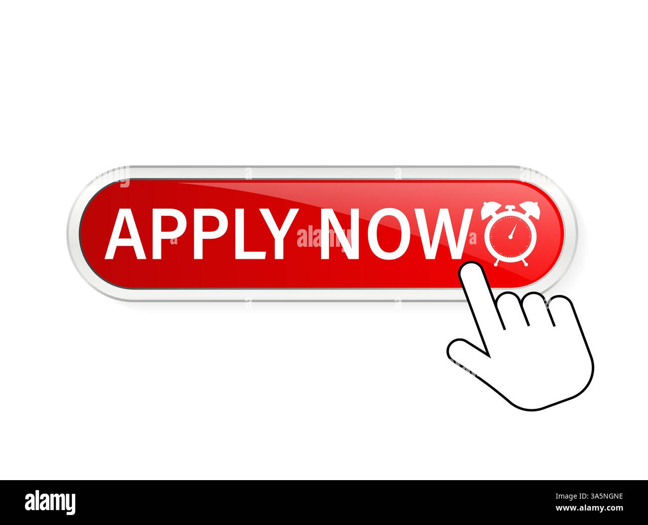 Apply now, great design for any purposes. Illustration, vector. Vector ...