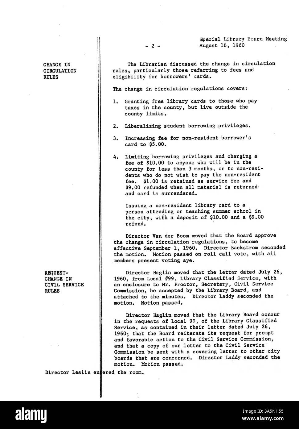 Meeting minutes from the 1960 Minneapolis Public Library Board ...