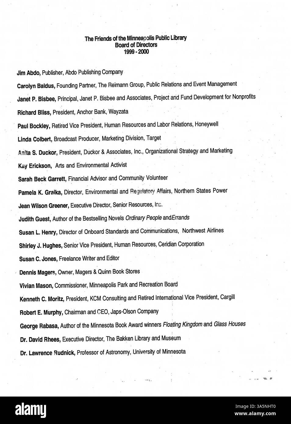 These meeting minutes from 1999 focus on discussions of library ...