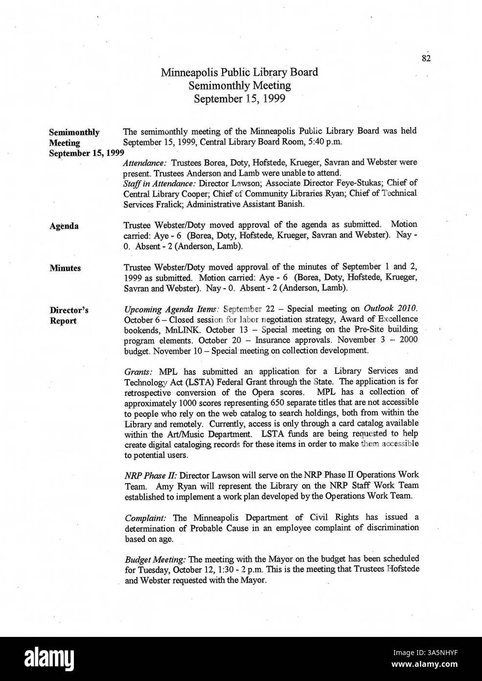 Strategic planning for the future of the library system hi-res stock ...