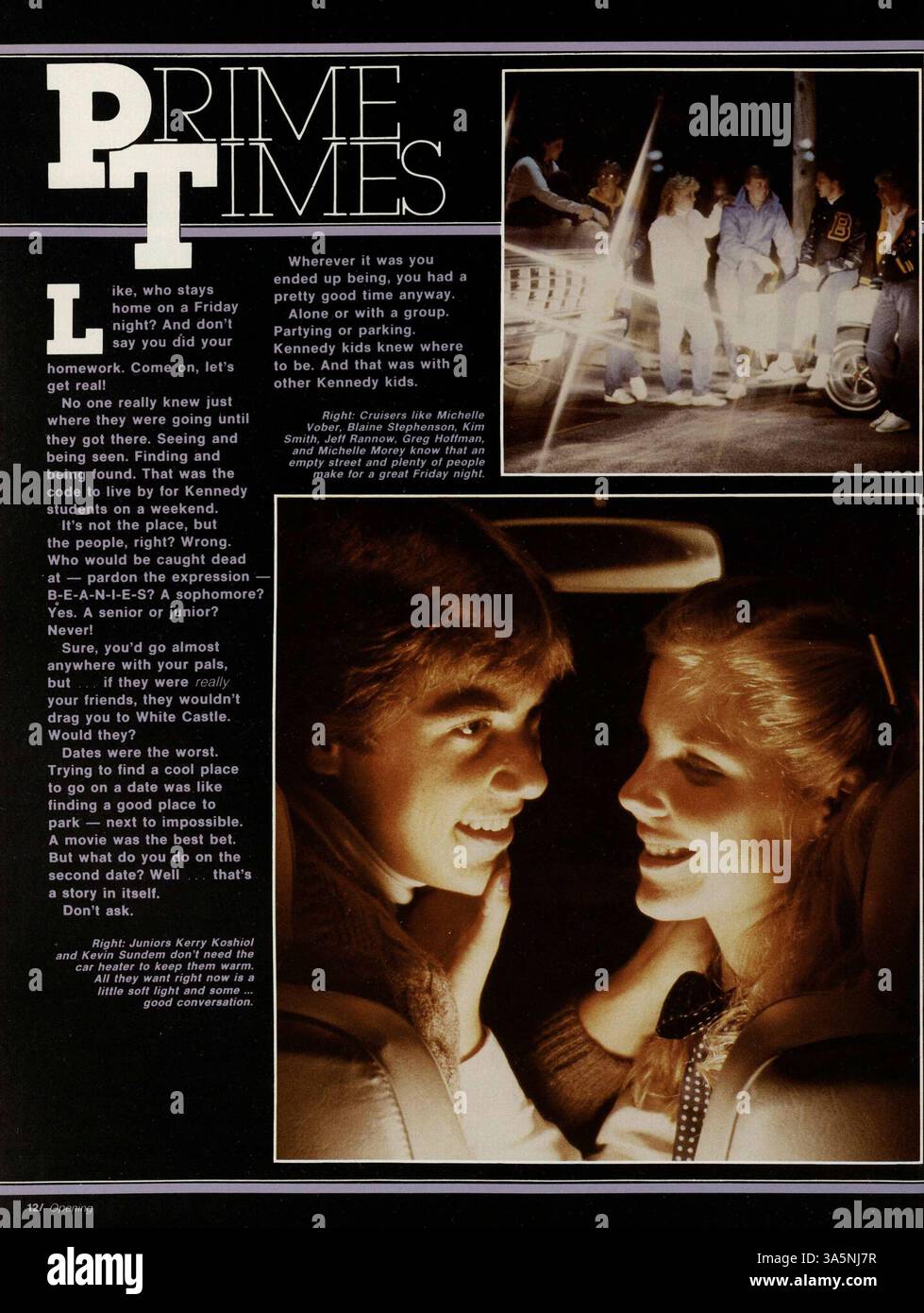 'Profiles 1984: Prime Times,' the 1984 yearbook from Kennedy High ...