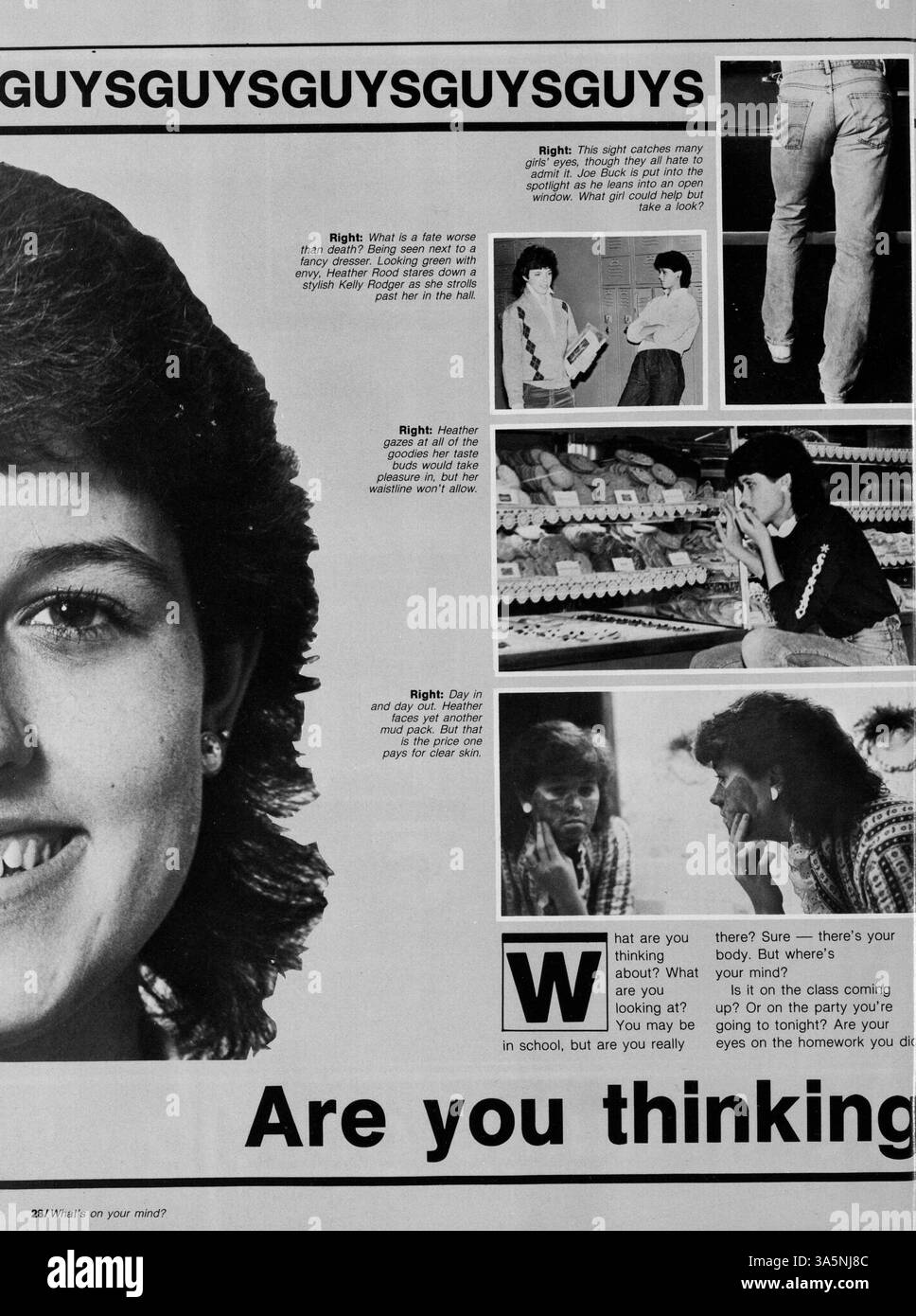 This 1984 yearbook from kennedy high school chronicles key momen hi-res ...