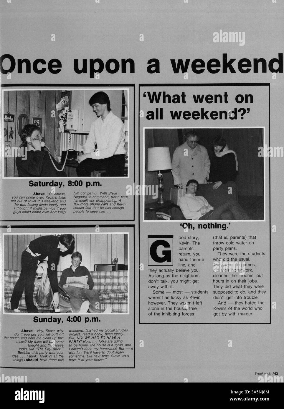 The Kennedy High School Yearbook 1984, titled 'Profiles 1984 ...