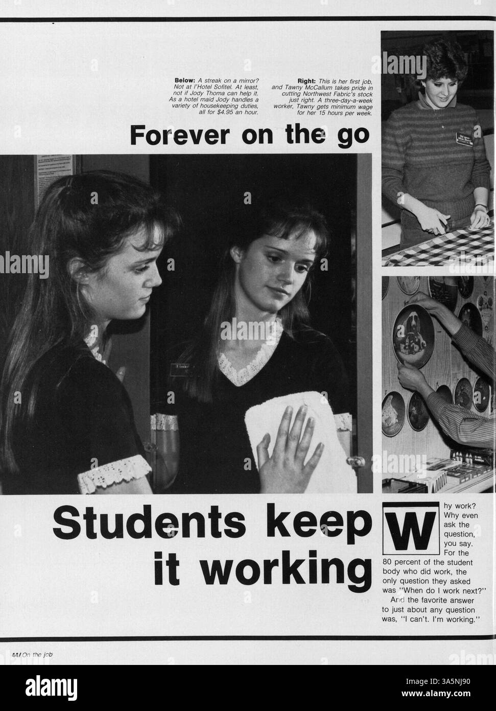 The 'Profiles 1984' yearbook from Kennedy High documents the school ...