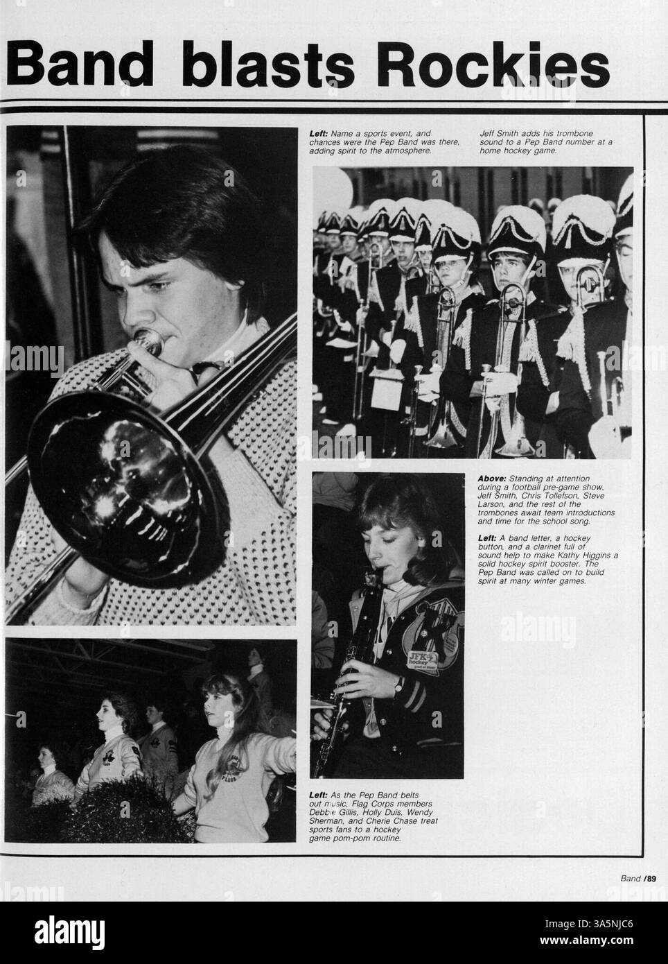 The 'Profiles 1984' yearbook from Kennedy High features student and ...