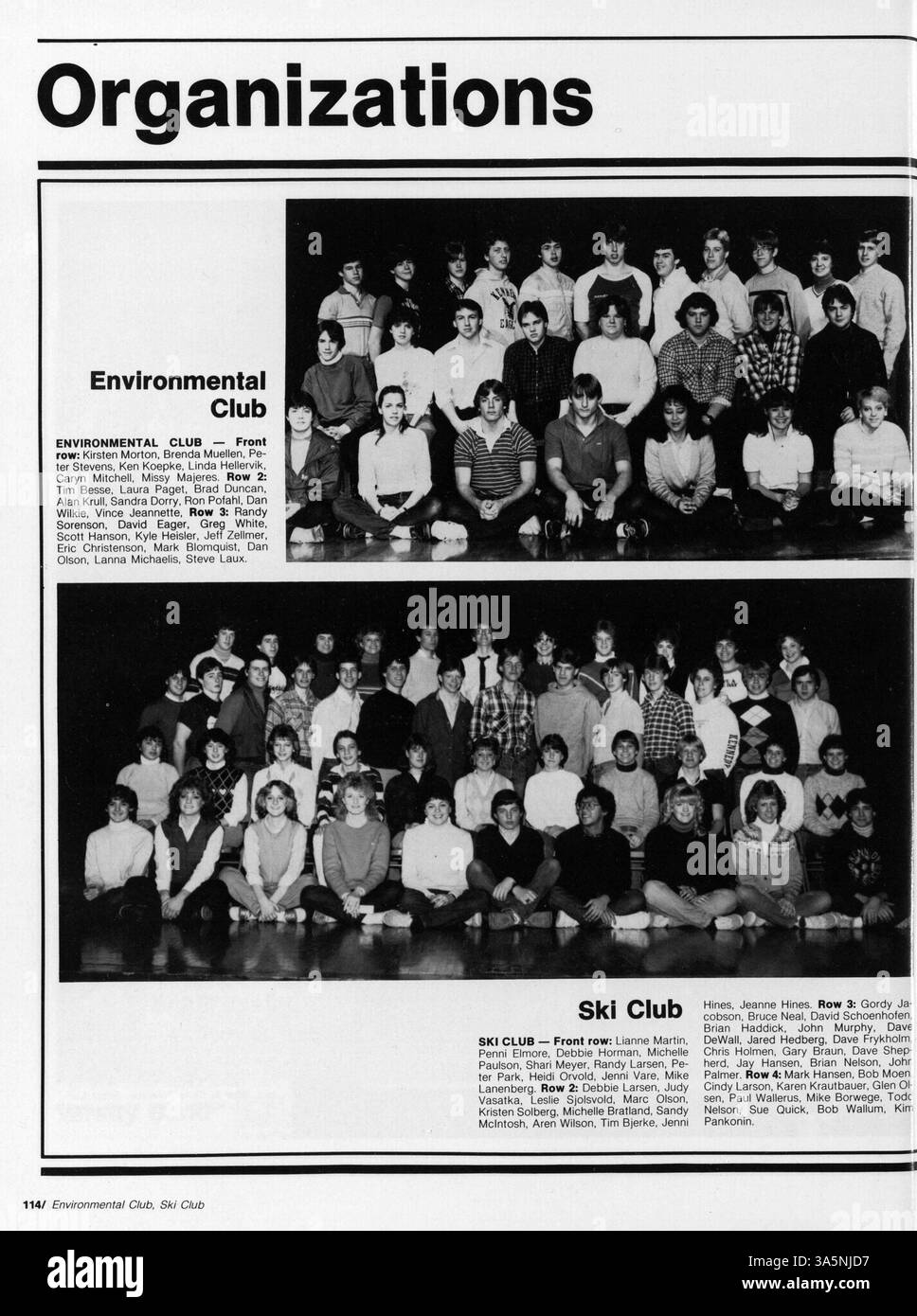 The 1984 kennedy high yearbook showcases profiles of students an hi-res ...