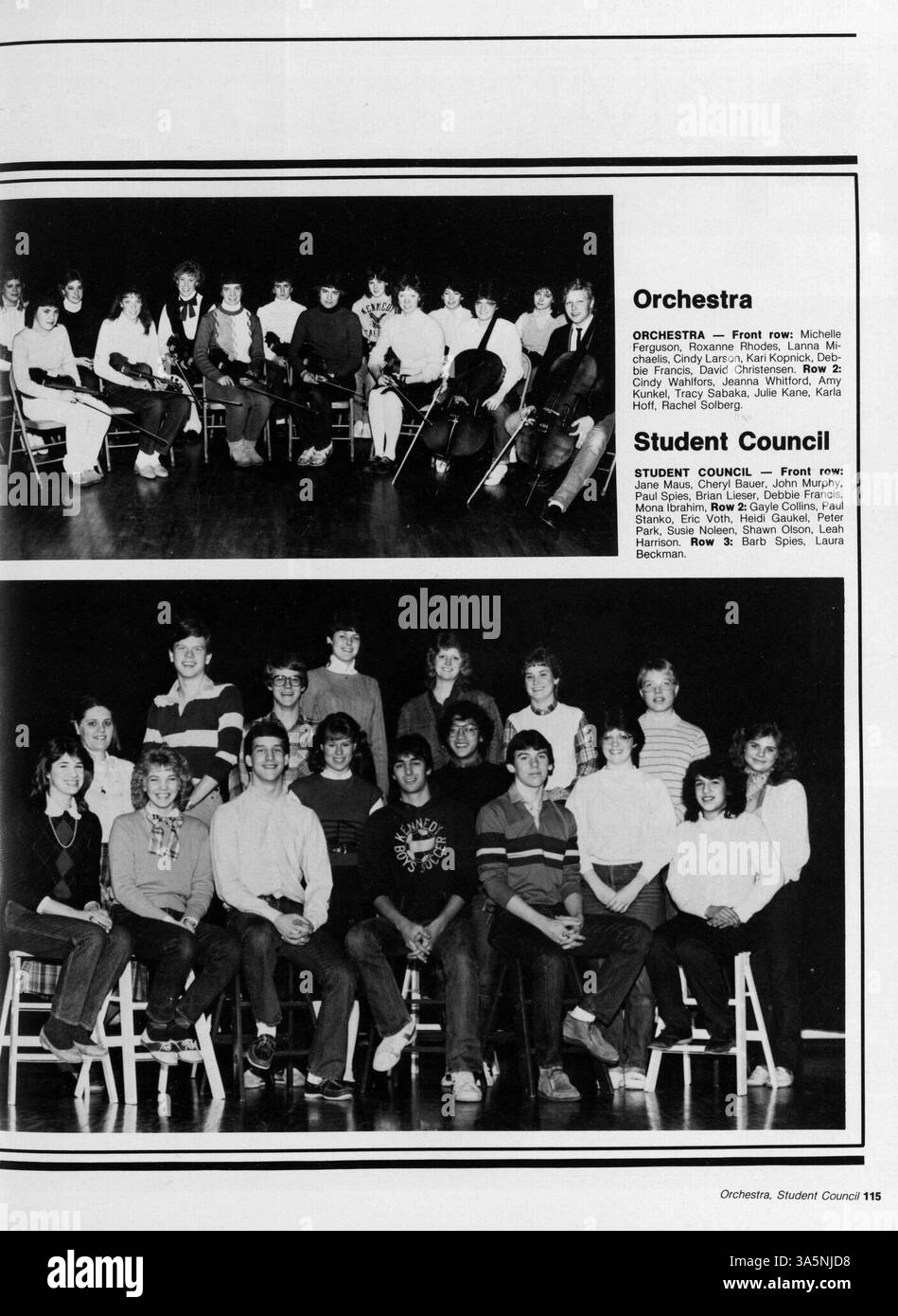 The 1983 kennedy high yearbook highlights significant events hi-res ...