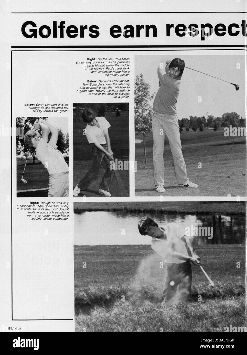 Key events from the 1983 1984 academic year hi-res stock photography ...