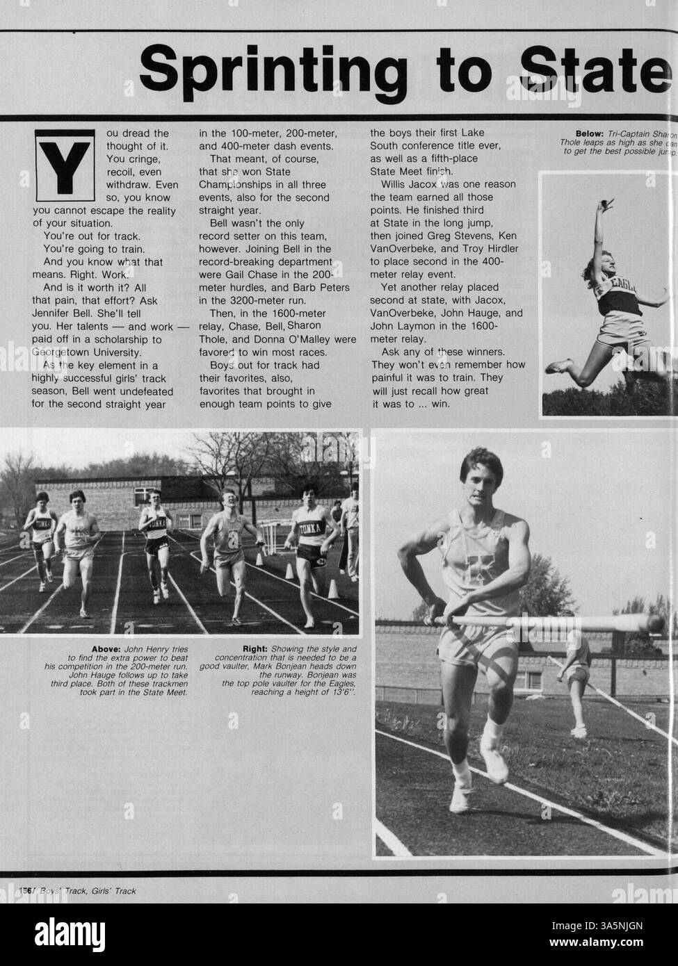 The 1984 kennedy high yearbook presents profiles of students hi-res ...