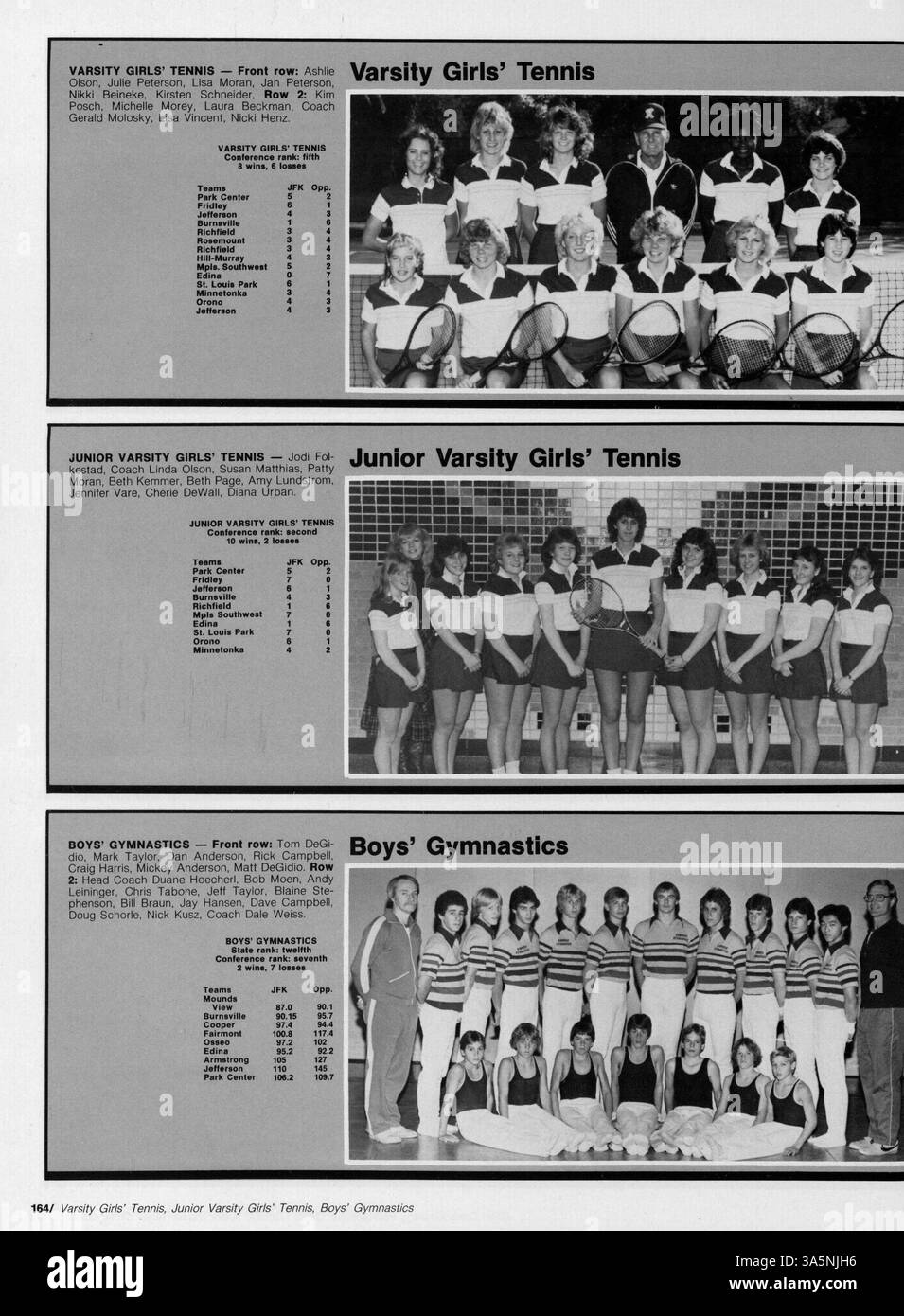 This 1984 yearbook from Kennedy High documents the school's students ...