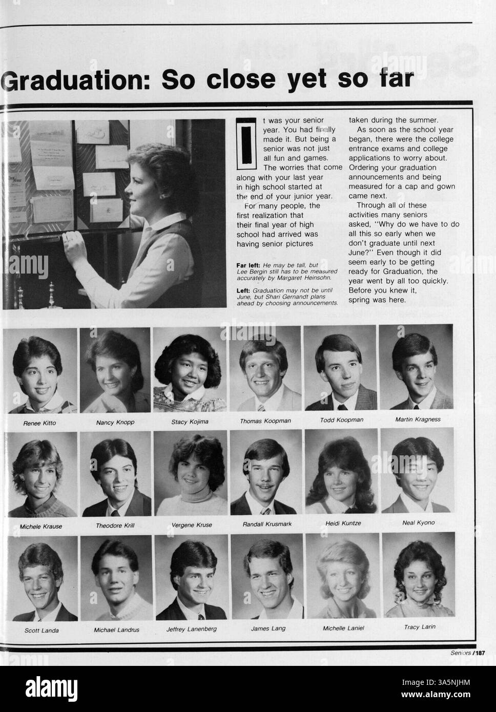 This 1984 kennedy high yearbook documents the achievements and a hi-res ...