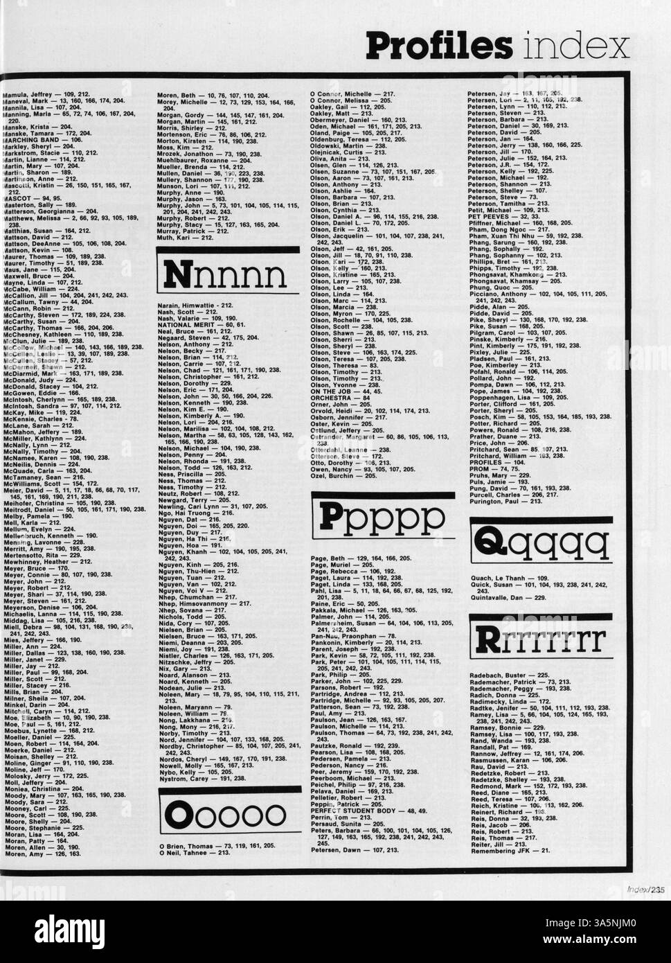 The 1984 Kennedy High Yearbook commemorates the school year, including ...