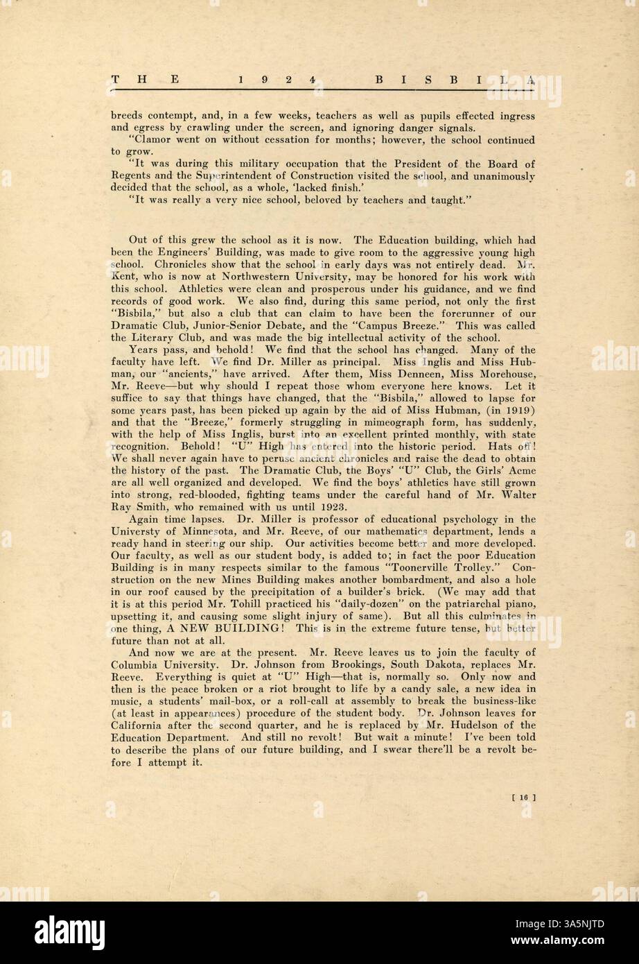 This 1924 yearbook from University High School documents the activities ...