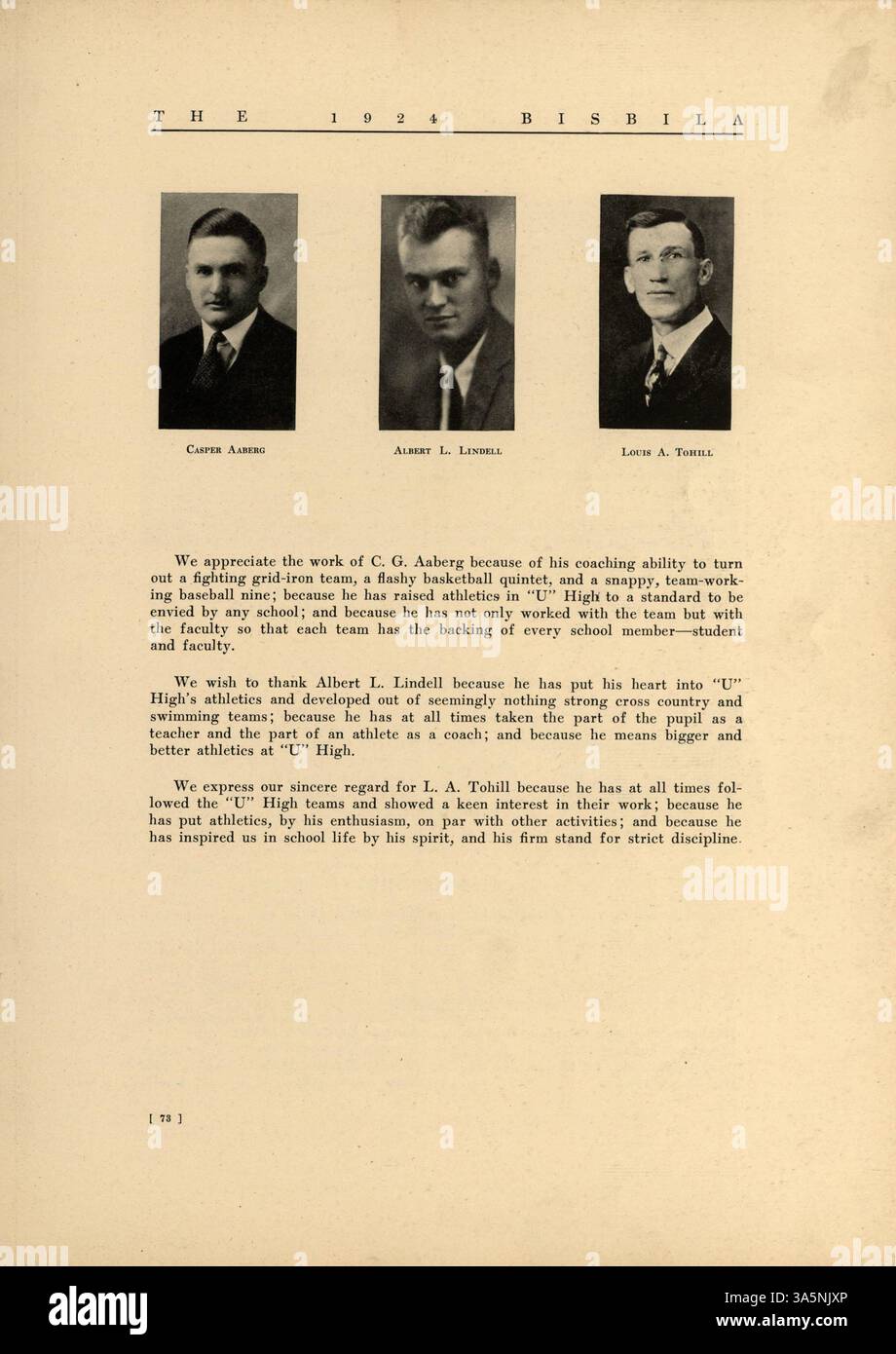 Other activities from the 1923 1924 academic year hi-res stock ...