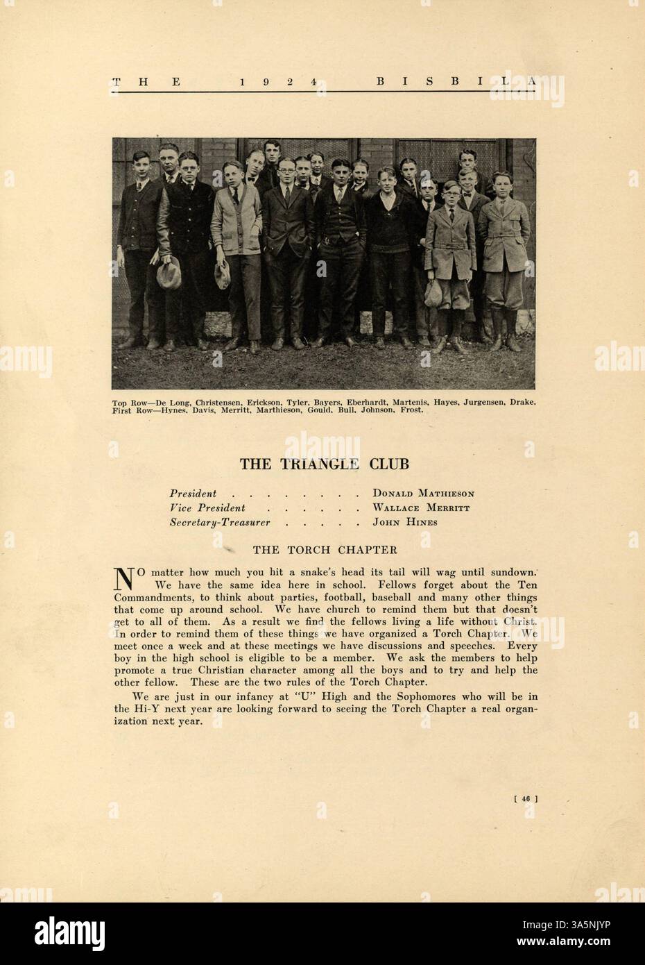 The Bisbila yearbook from University High School offers a glimpse into the 1923-1924 school year ...