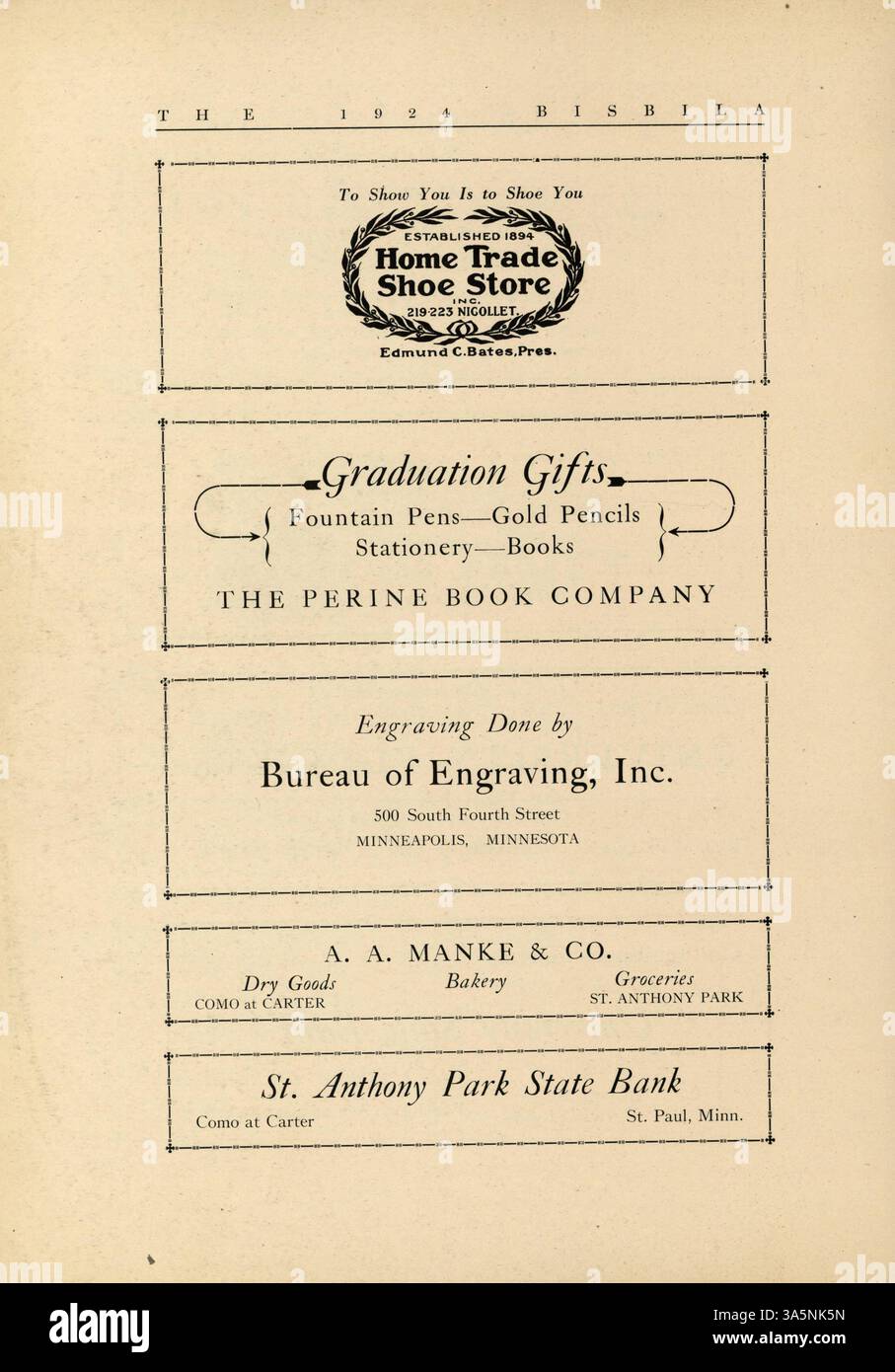 The 1924 edition of Bisbila, the University High Yearbook, captures student life, school events ...