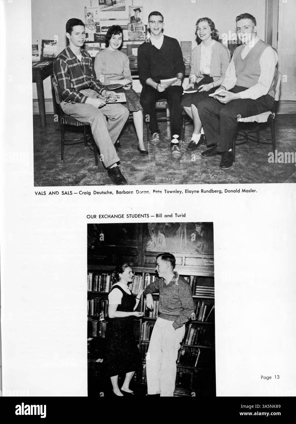 The 'Hesperian' yearbook from West High School in 1956 captures the academic and extracurricular ...