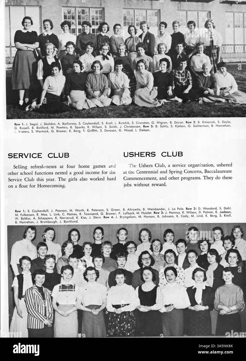 The 1956 'Hesperian' yearbook from West High School captures the essence of student life ...