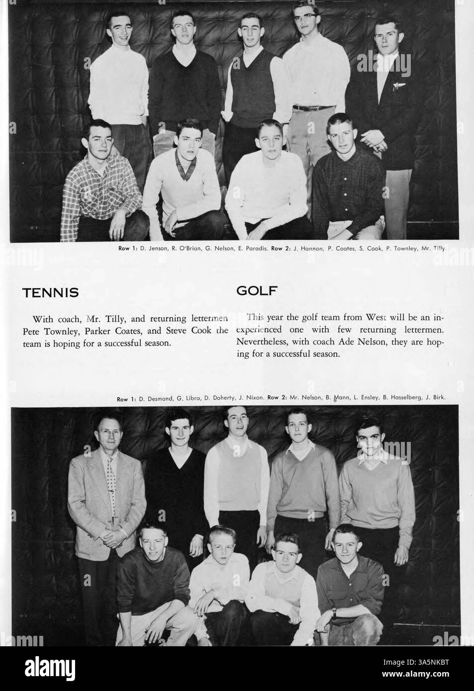 The 'Hesperian' yearbook from 1956 documents student achievements ...