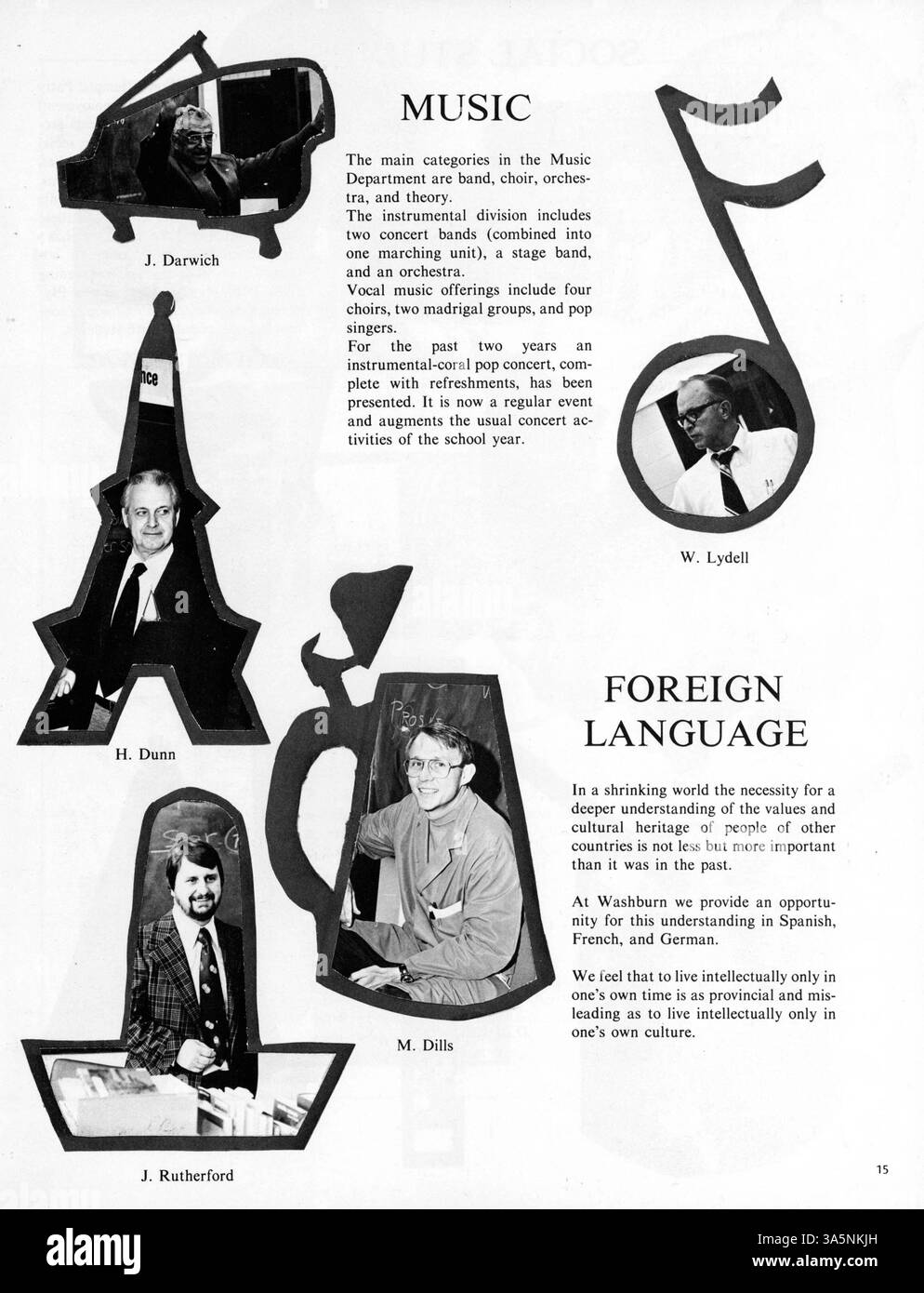 The 1976 'Wahian' yearbook from Washburn High School captures ...