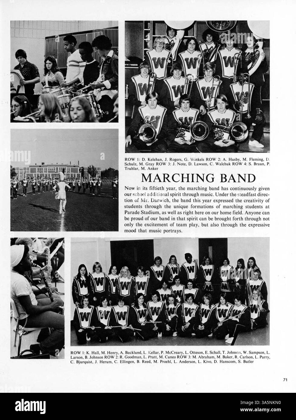 The Wahian 1976 yearbook from Washburn High School captures a ...