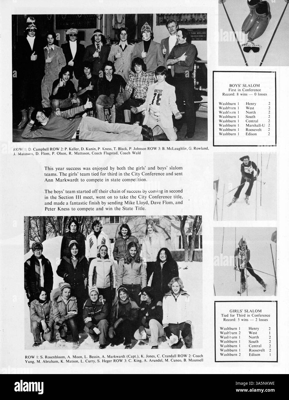 This 1976 Wahian yearbook from Washburn High School offers a ...