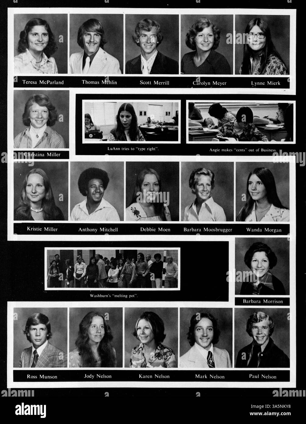 This 1976 Washburn Yearbook showcases the highlights of the 1975-1976 ...