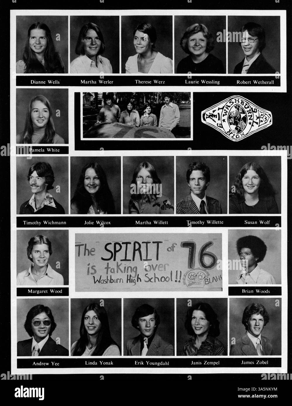 This 1976 edition of the washburn yearbook documents the students hi ...