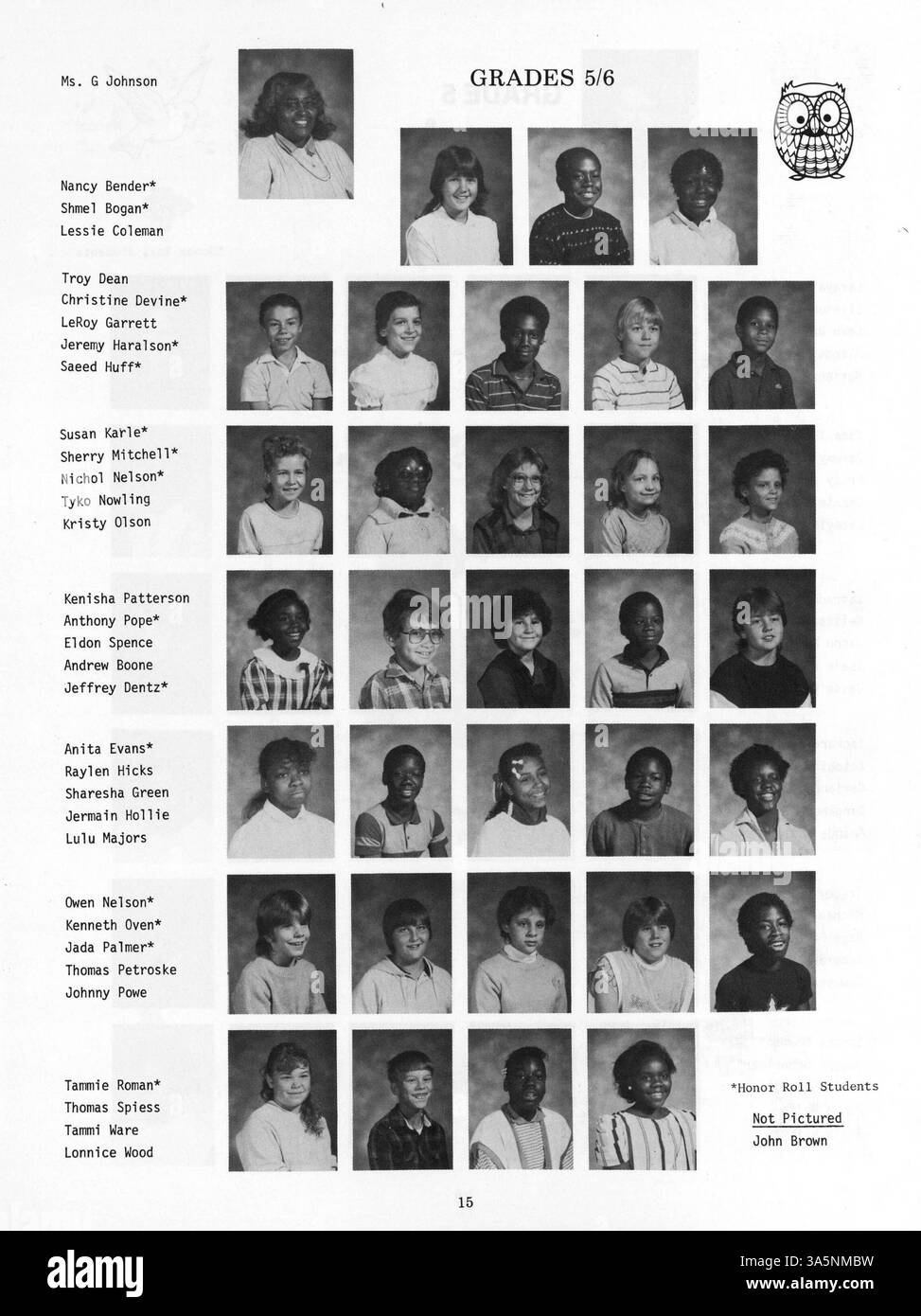The 1986 Holland Elementary Yearbook records the students, teachers ...