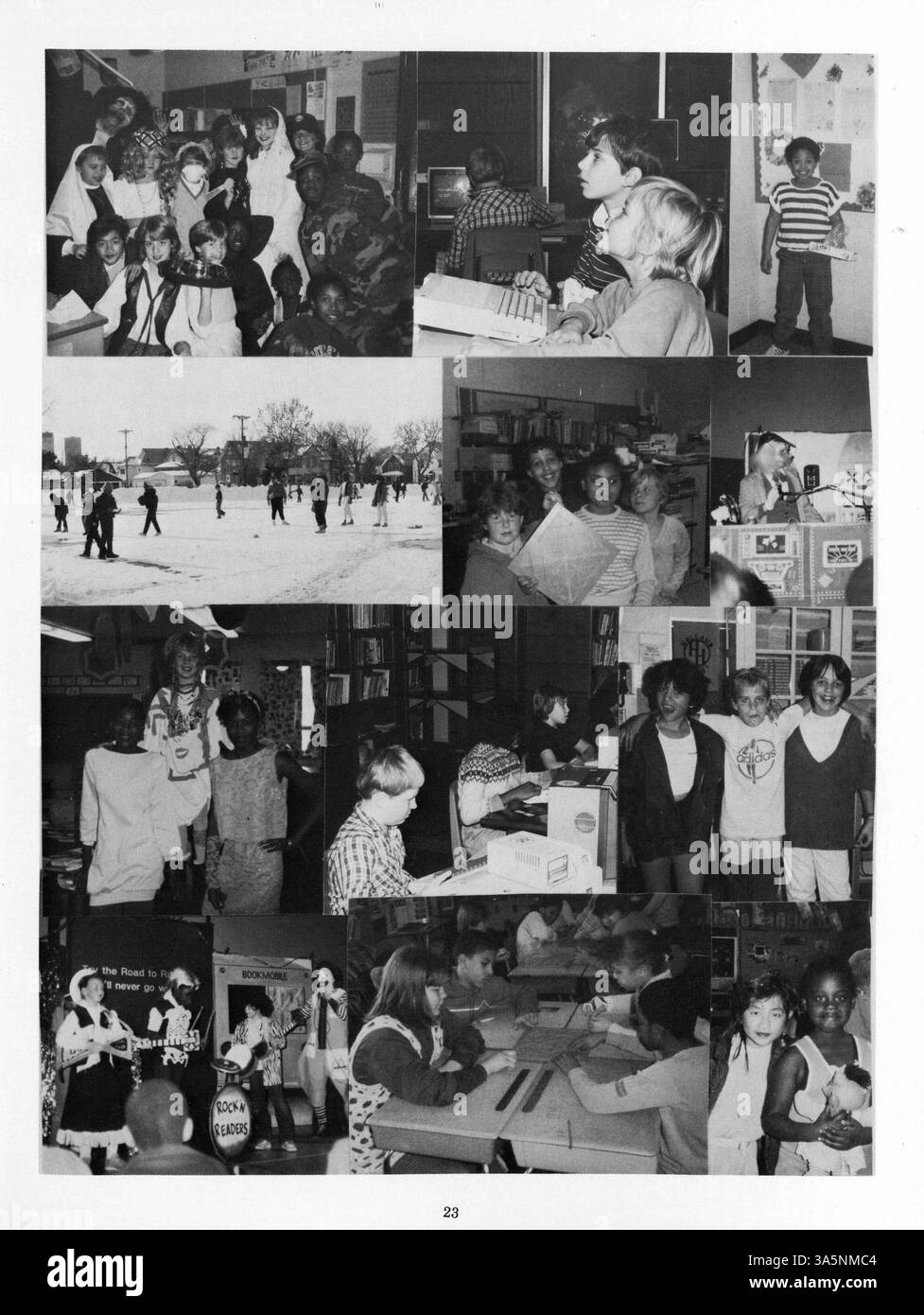 This 1986 Holland Elementary Yearbook captures the students, teachers ...