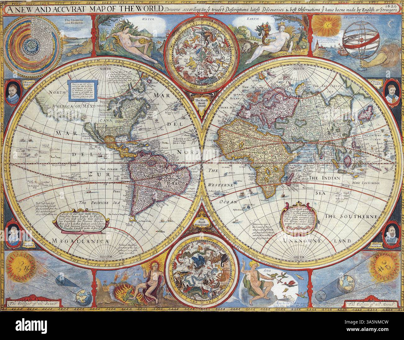 Map of north america and europe hi-res stock photography and images - Alamy