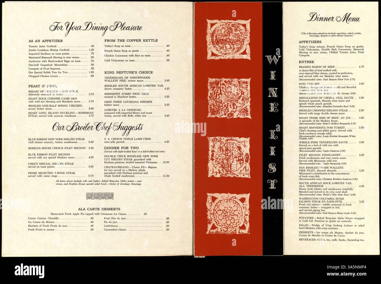 Offering both regional dishes and international cuisine hi-res stock ...