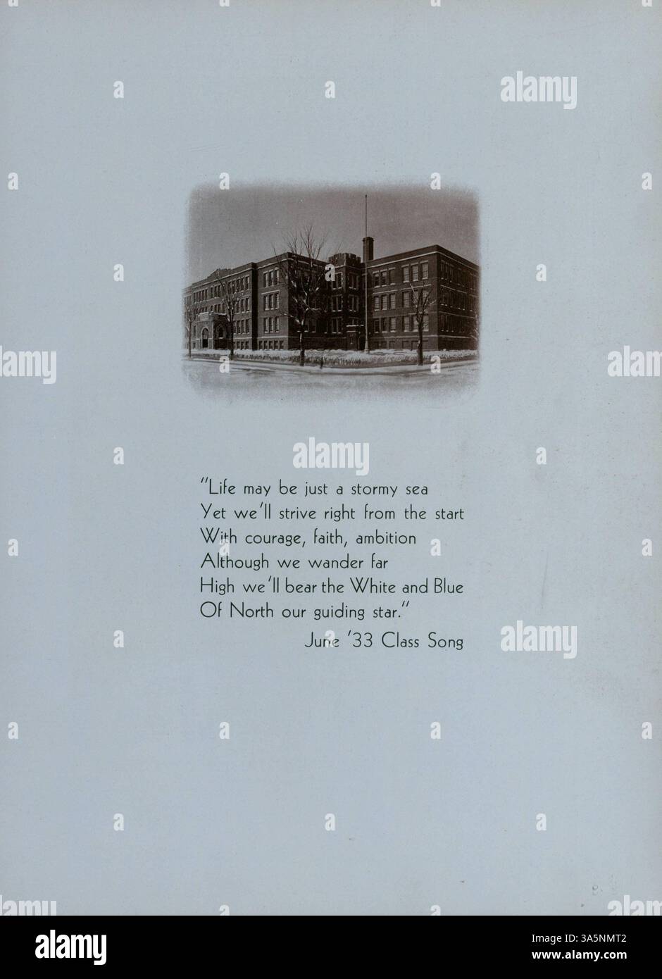 The 1933 Polaris Yearbook from North High documents the 1932-1933 ...