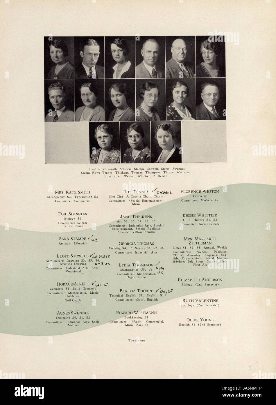 The 1933 Polaris Yearbook from North High records key school events and ...