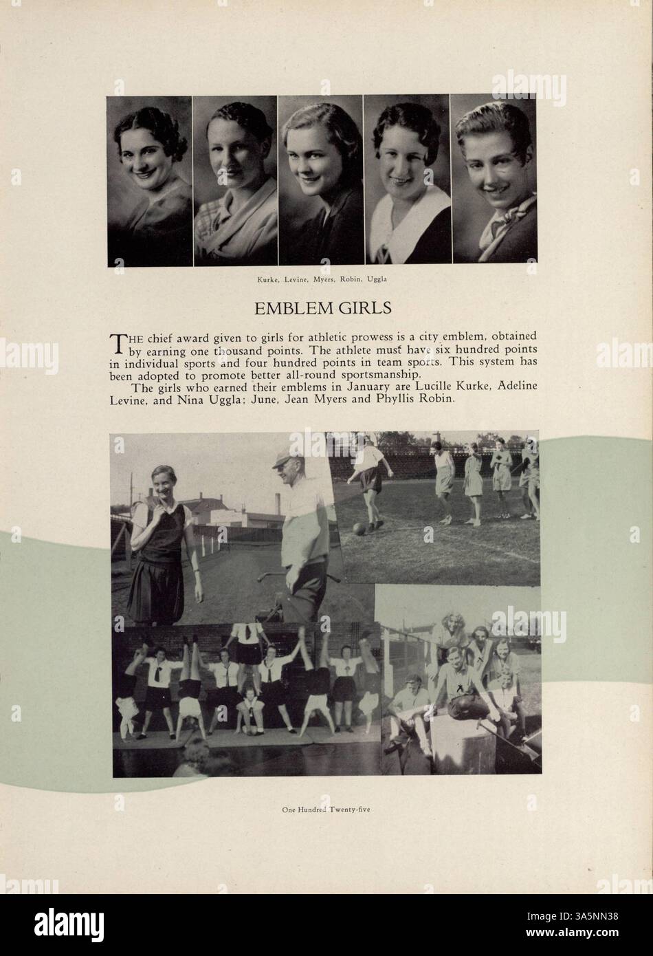 This high school annual from North High School in 1933 documents the ...
