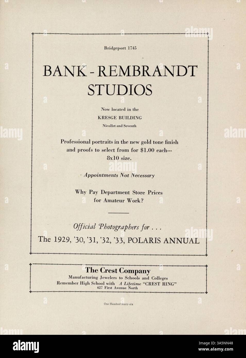 The 1933 Polaris yearbook from North High School documents key moments from the 1932-1933 ...