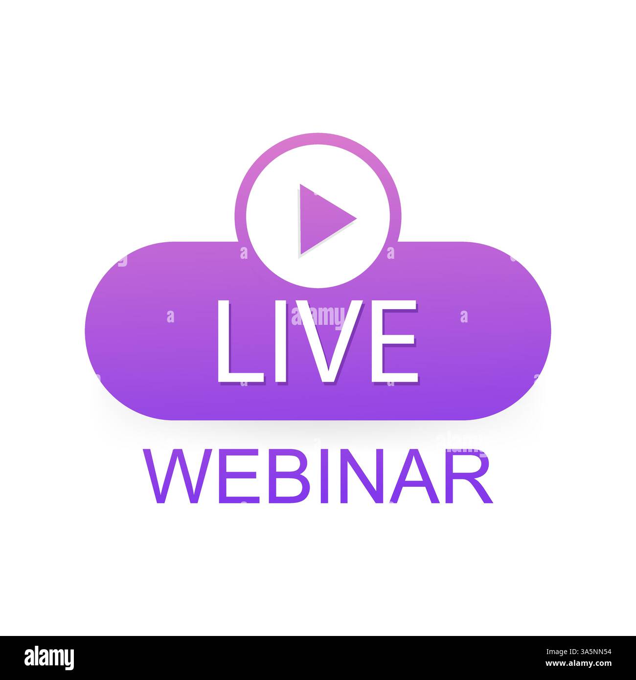 Live lesson icon Stock Vector Images - Alamy