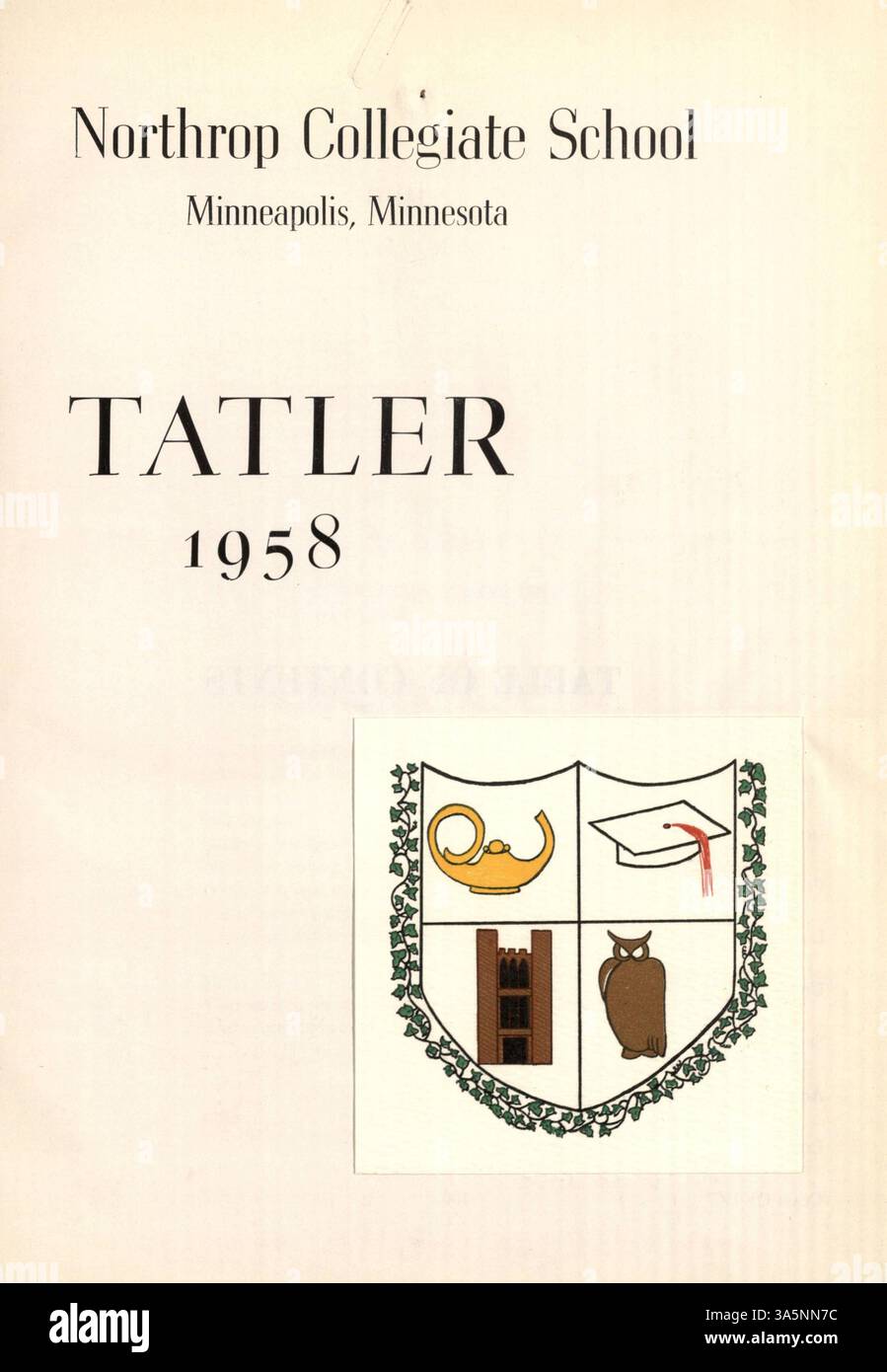 The 1958 Northrop Collegiate Yearbook offers a snapshot of student life ...